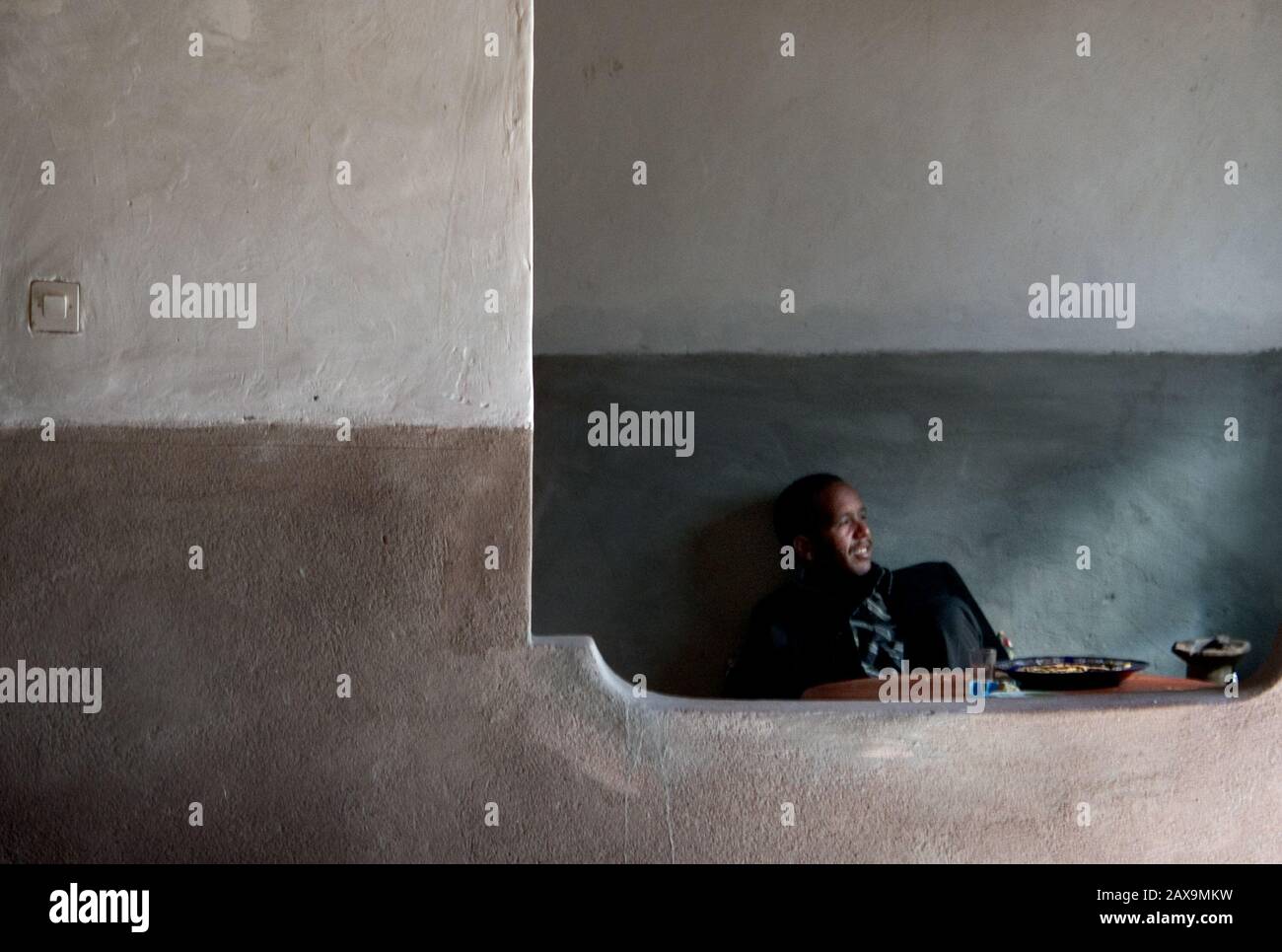 Guest at the Fint Oasis rest house, Ouarzazate Stock Photo - Alamy