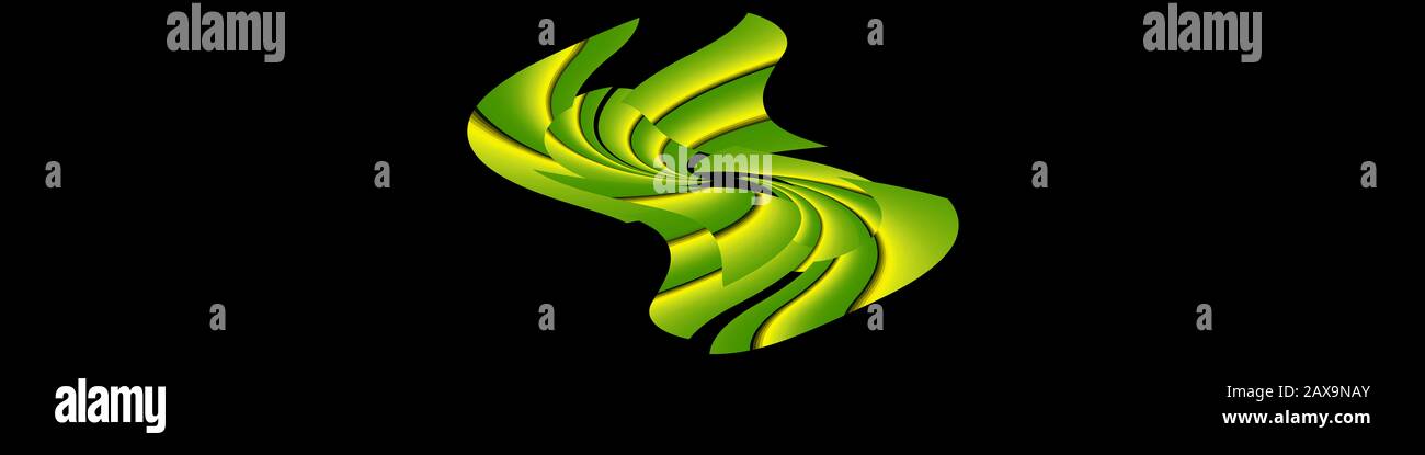 Digital art, high resolution panoramic abstract objects, Germany Stock ...
