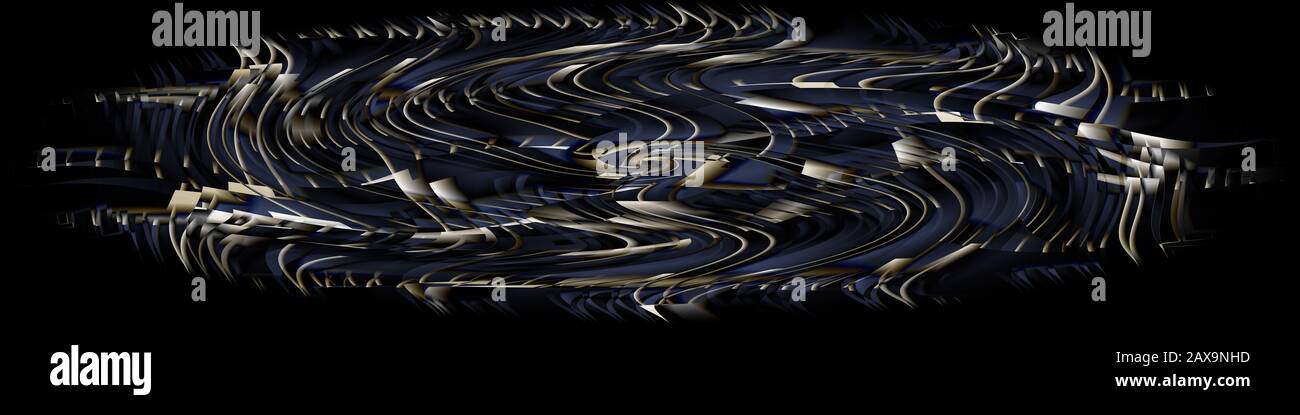 Digital art, high resolution panoramic abstract objects, Germany Stock ...