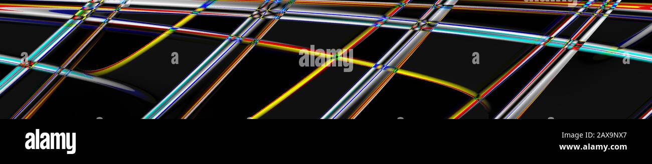 Digital art, high resolution panoramic abstract objects, Germany Stock ...