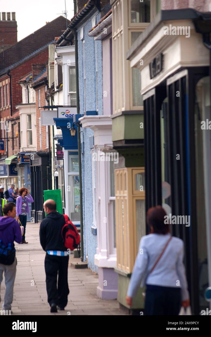 High Street shopping,Yarm, North Yorkshire Stock Photo - Alamy