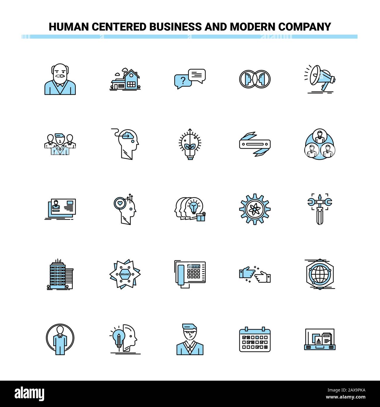 Human centered design Stock Vector Images - Alamy