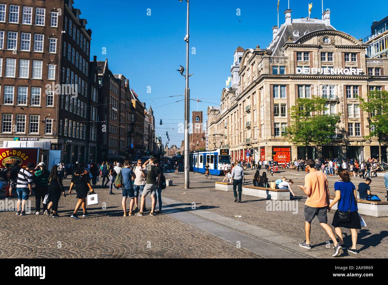 Urban plaza amsterdam hi-res stock photography and images - Alamy