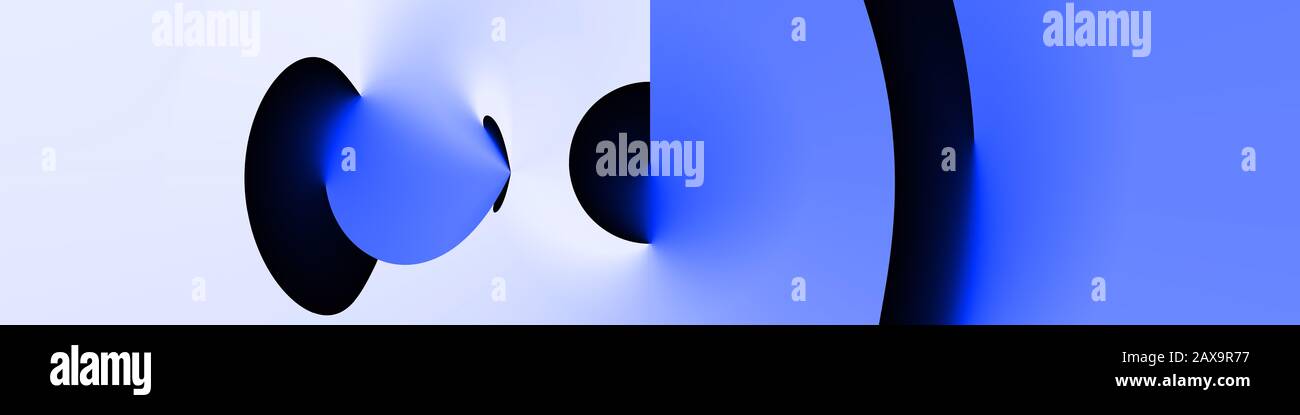Digital art, high resolution panoramic abstract objects, Germany Stock ...
