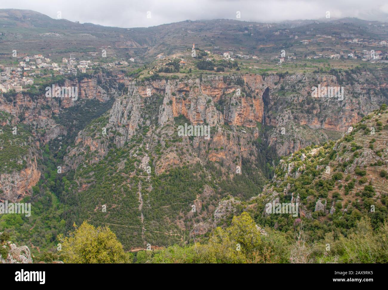 A Unesco World Heritage Site, the Kadisha Valley runs for 35 km, carved ...