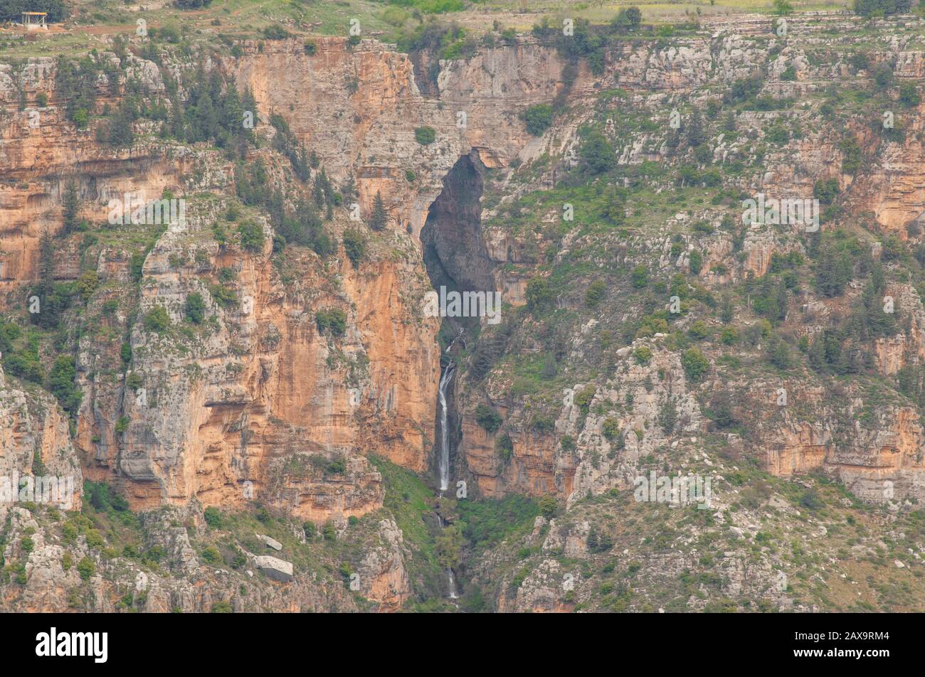 A Unesco World Heritage Site, the Kadisha Valley runs for 35 km, carved ...