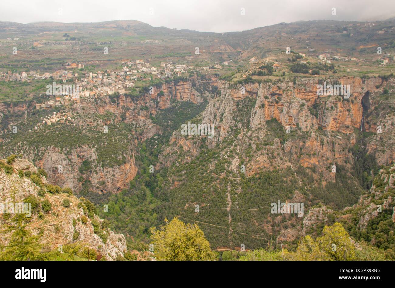 A Unesco World Heritage Site, the Kadisha Valley runs for 35 km, carved ...