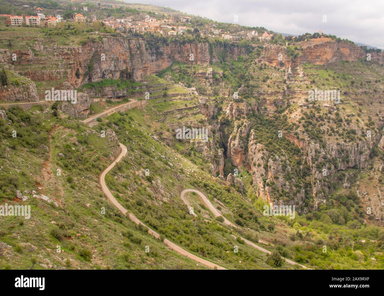 A Unesco World Heritage Site, the Kadisha Valley runs for 35 km, carved ...