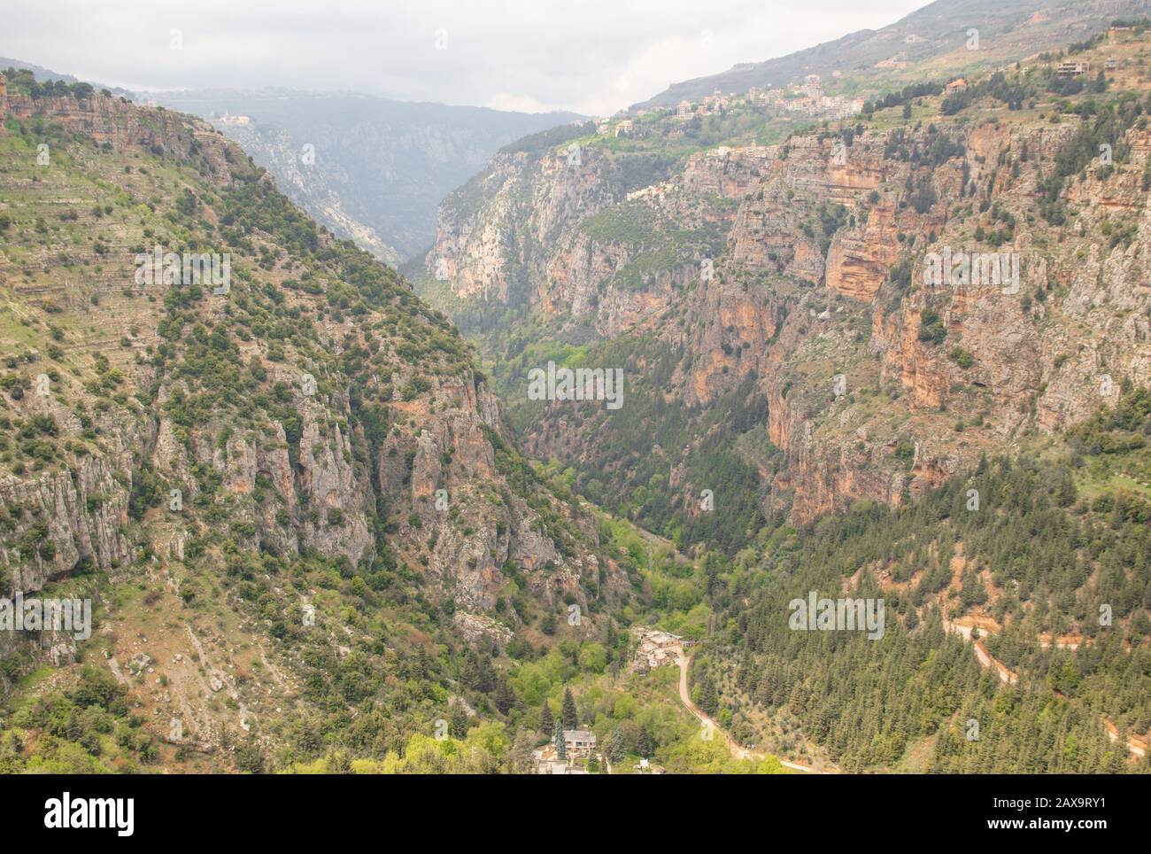 A Unesco World Heritage Site, the Kadisha Valley runs for 35 km, carved ...