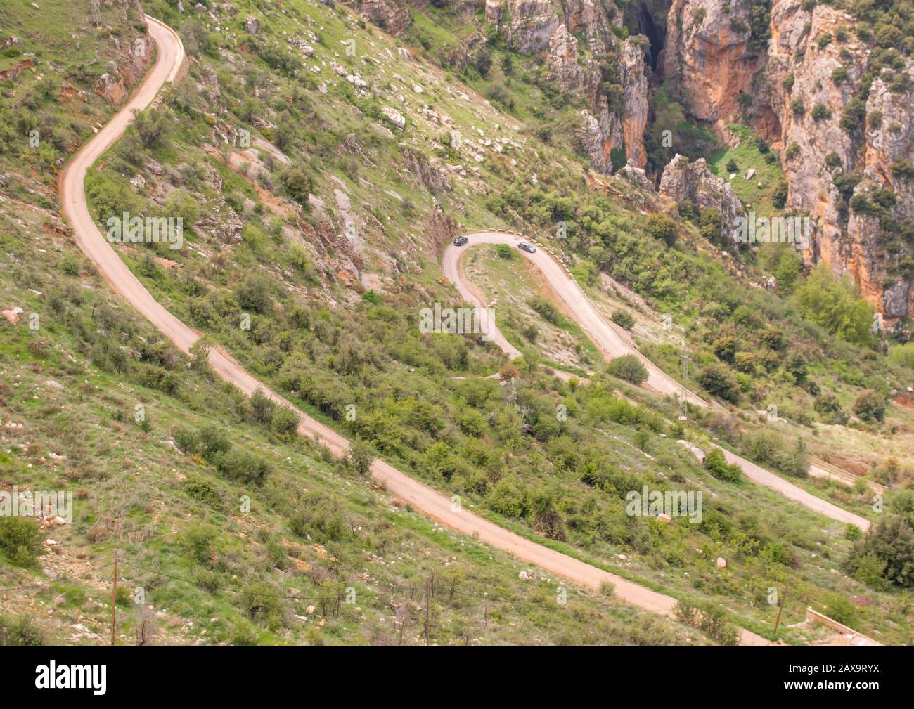 A Unesco World Heritage Site, the Kadisha Valley runs for 35 km, carved ...