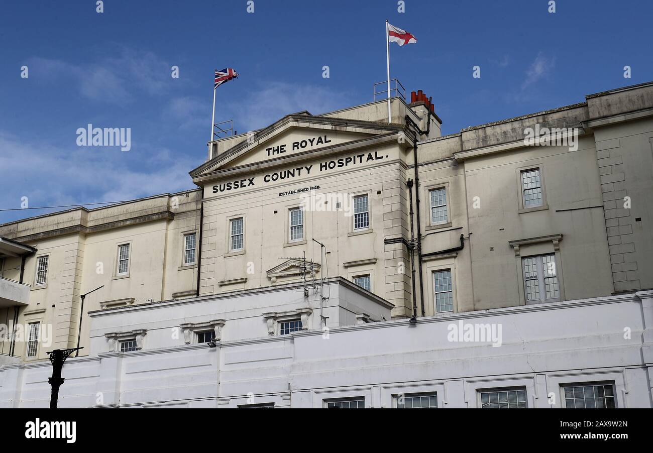 A view of the Royal Sussex County Hospital in Brighton Stock Photo - Alamy