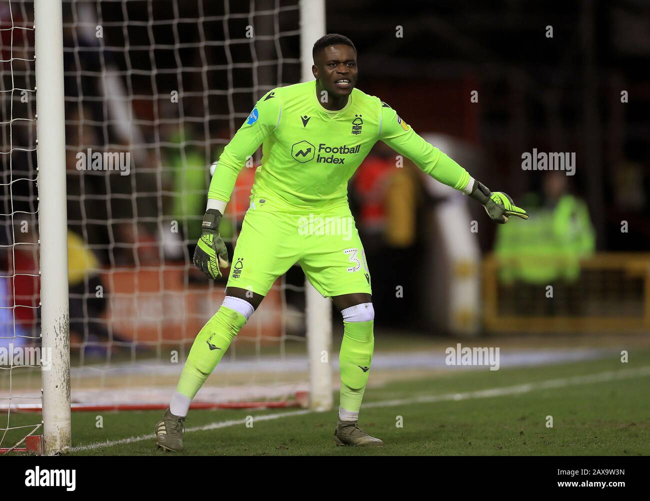 Nottingham Forest goalkeeper Brice Samba Stock Photo - Alamy