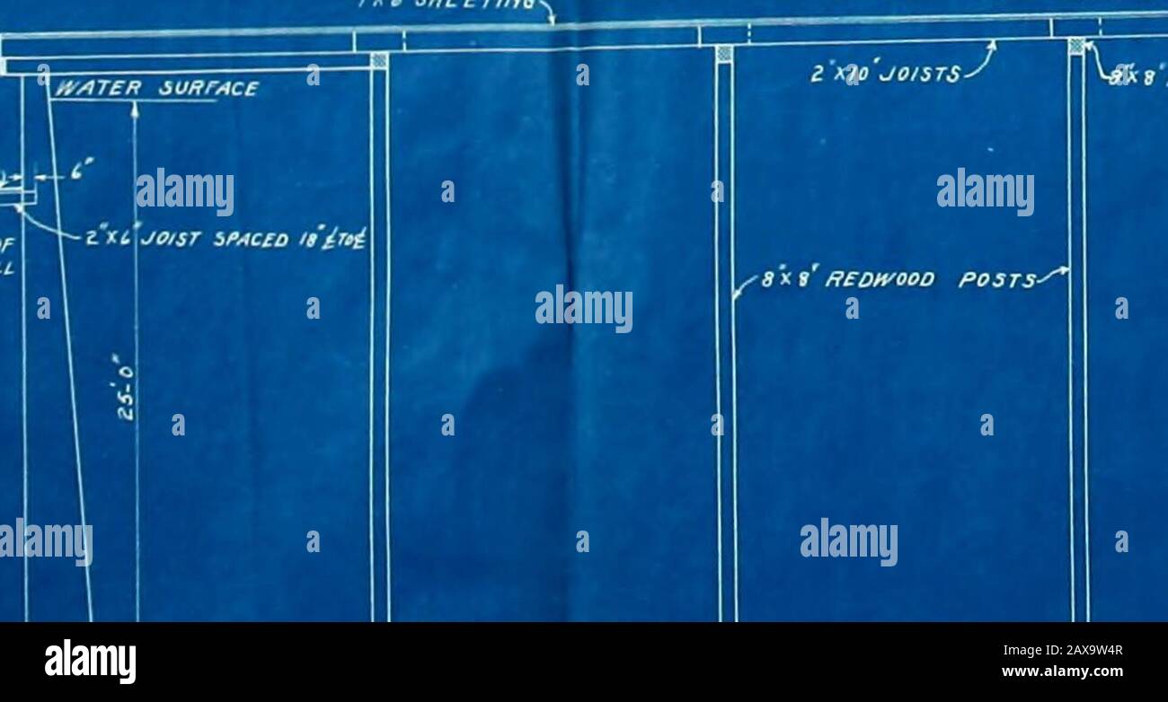 Design of a reservoir for an army cantonment of 40,000 men Stock Photo ...