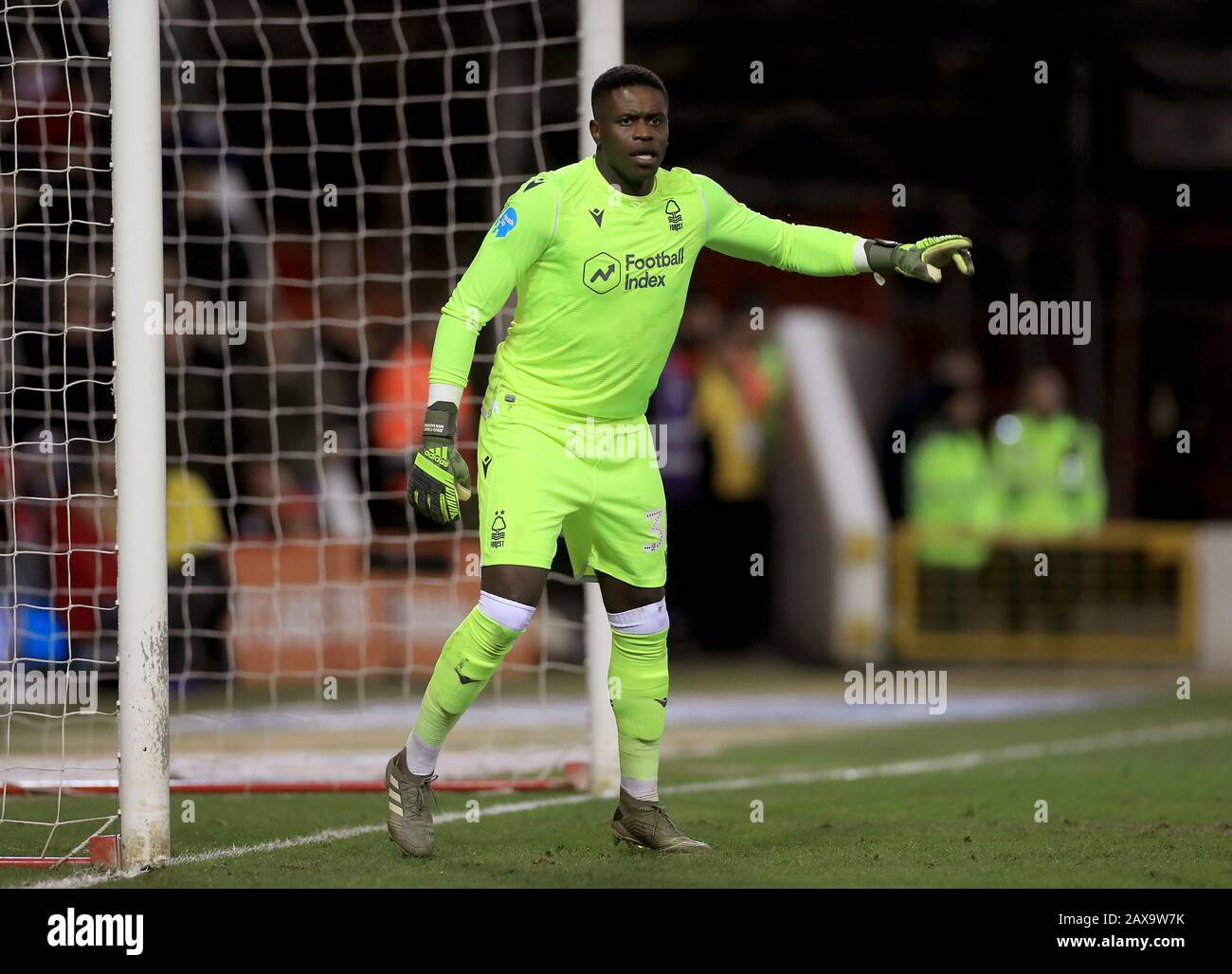 Nottingham Forest goalkeeper Brice Samba Stock Photo - Alamy
