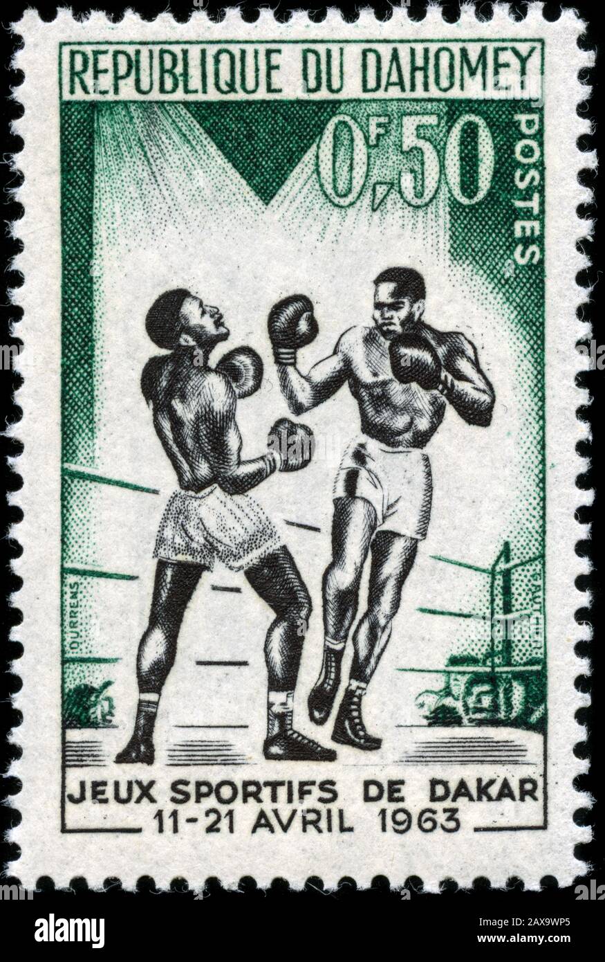 Postage stamp dahomey hi-res stock photography and images - Alamy