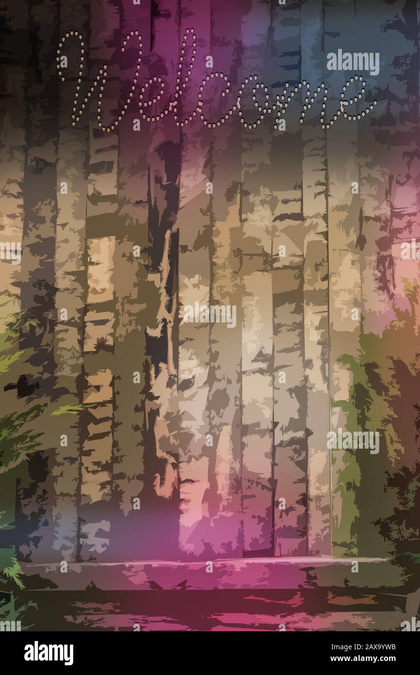 Welcome text wording on a background for business concept Stock Photo ...