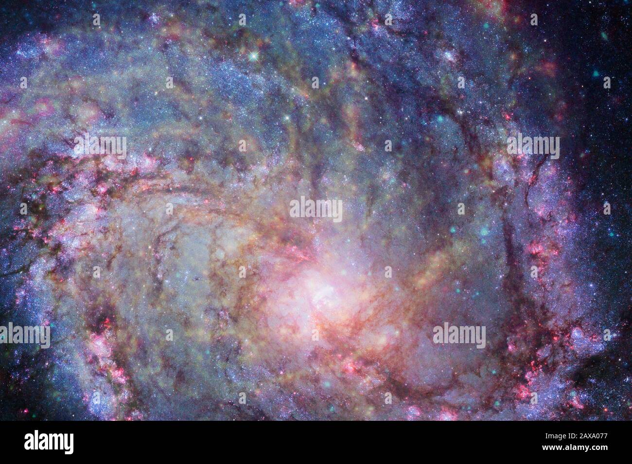 Infinite space with nebulae and stars. Elements of this image furnished ...