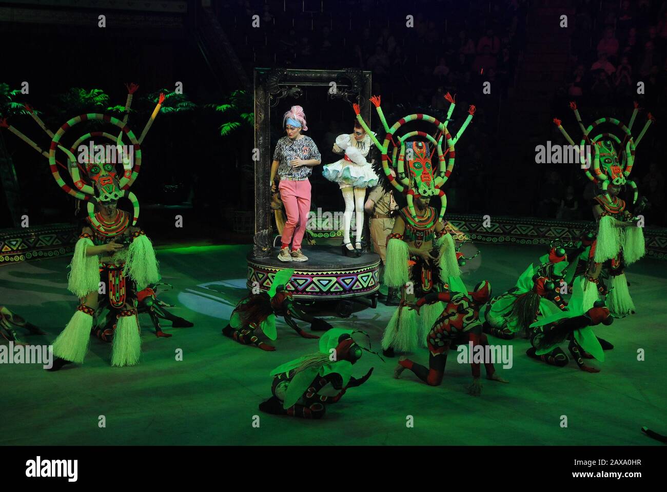 February 8, 2020, Kiev, Ukraine: Artists perform during the grand ...