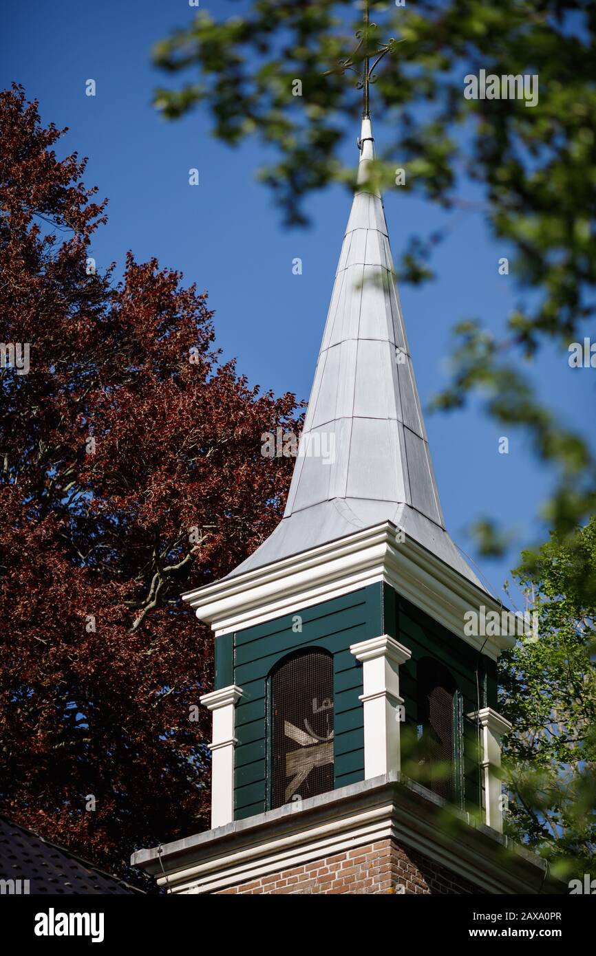 Typical dutch church in Giethoorn, the Netherlands Stock Photo - Alamy