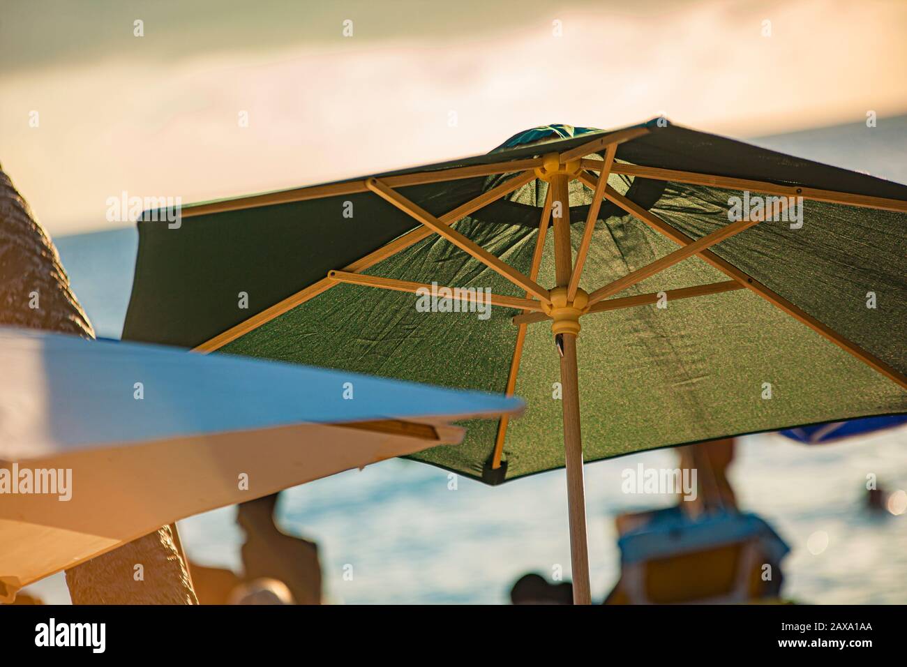 Sun umbrella detail Stock Photo - Alamy