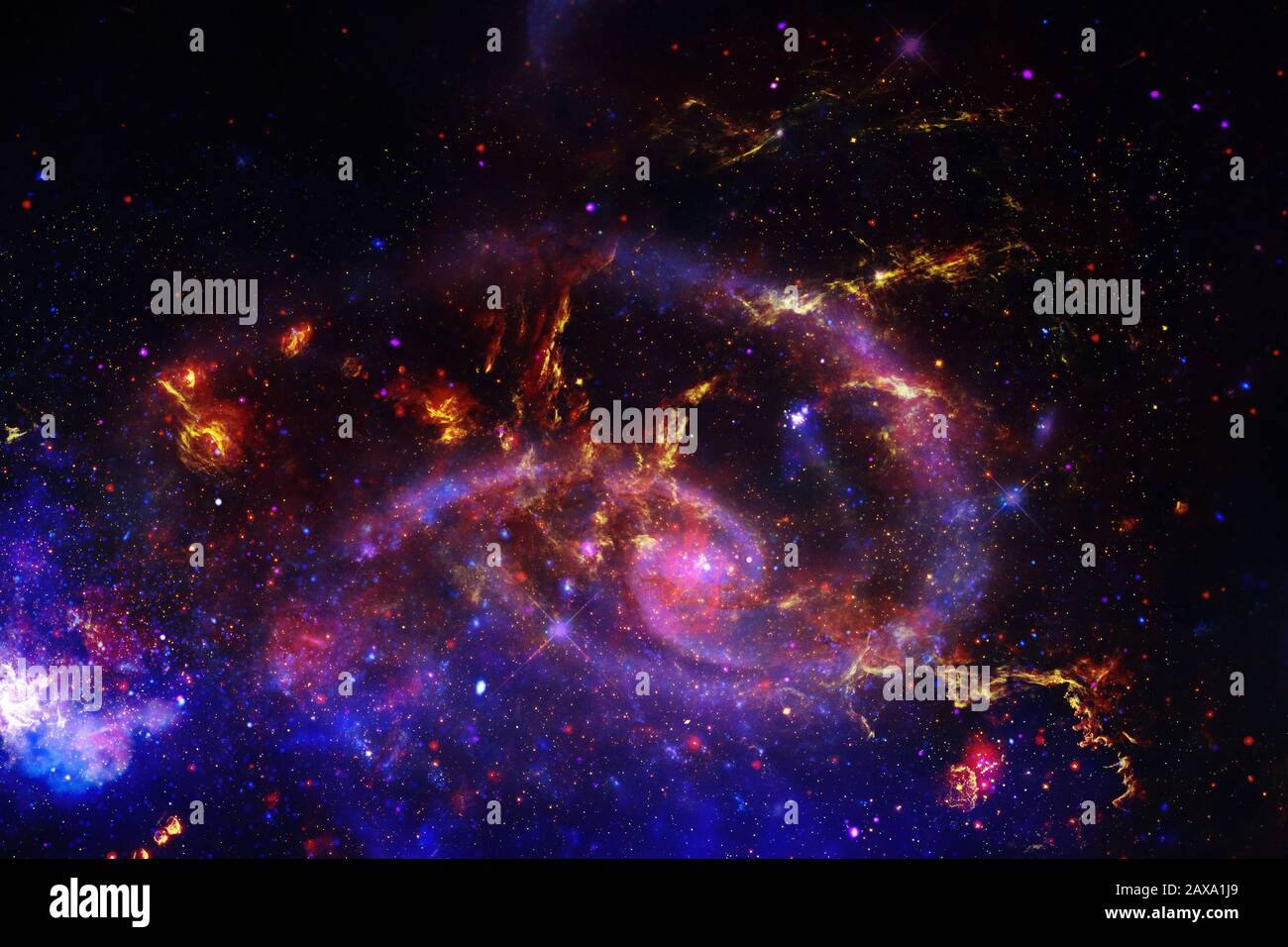 Beauty of endless cosmos. Science fiction wallpaper. Elements of this ...