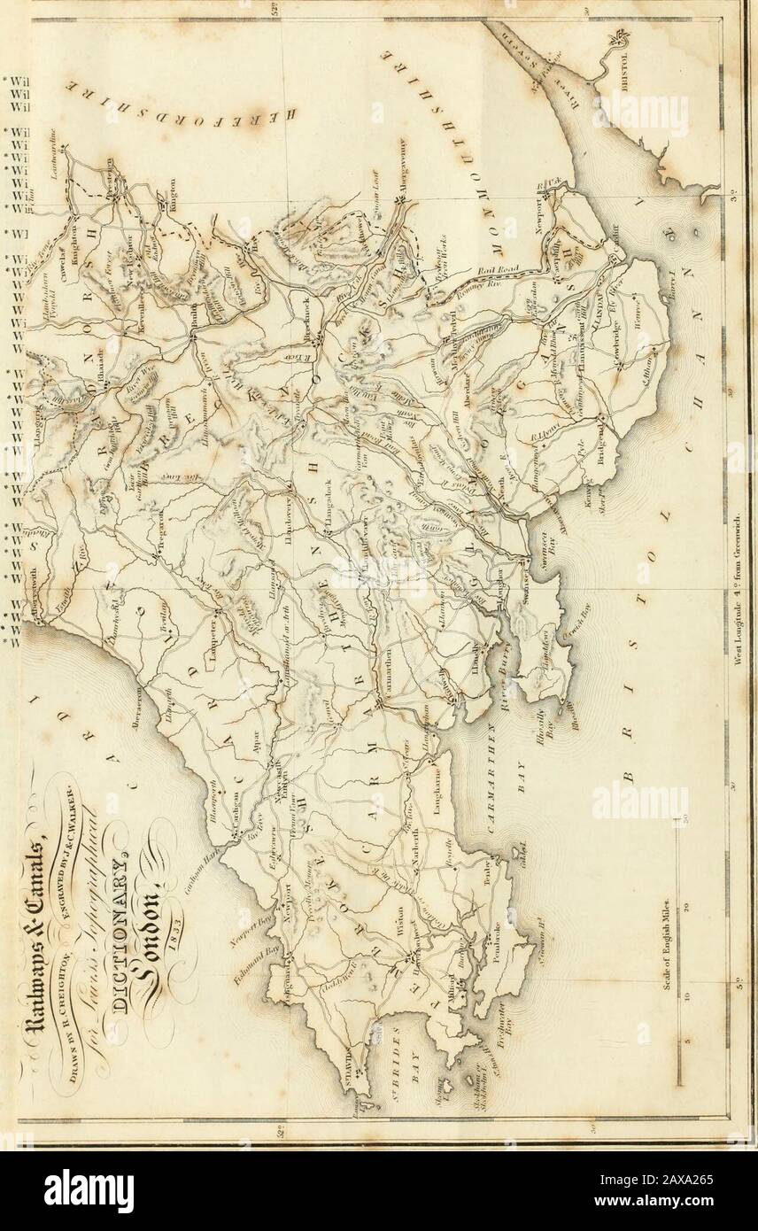 A topographical dictionary of Wales, comprising the several counties ...