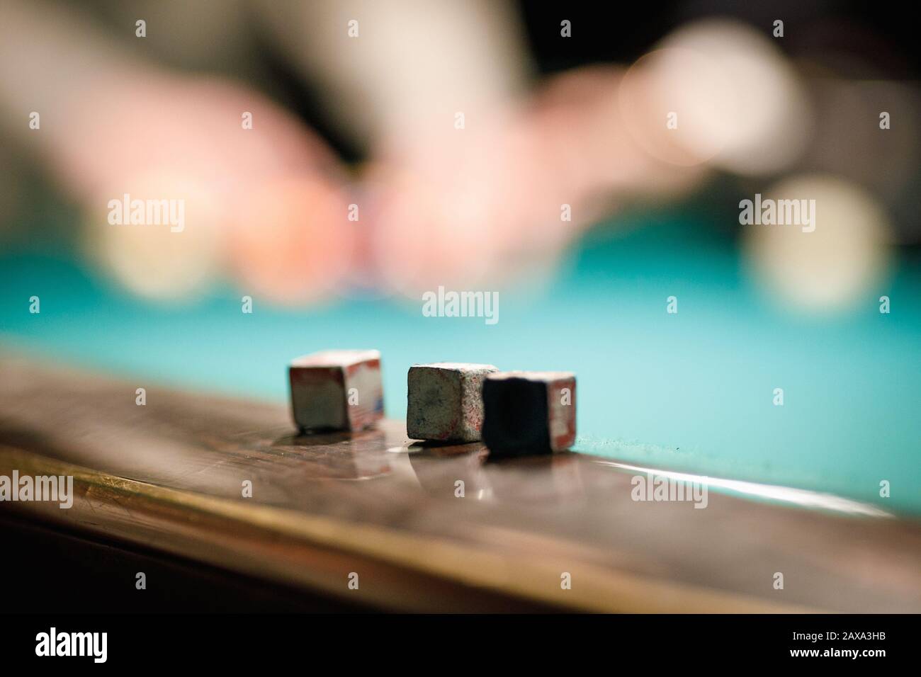 Blue billiard table hi-res stock photography and images - Alamy