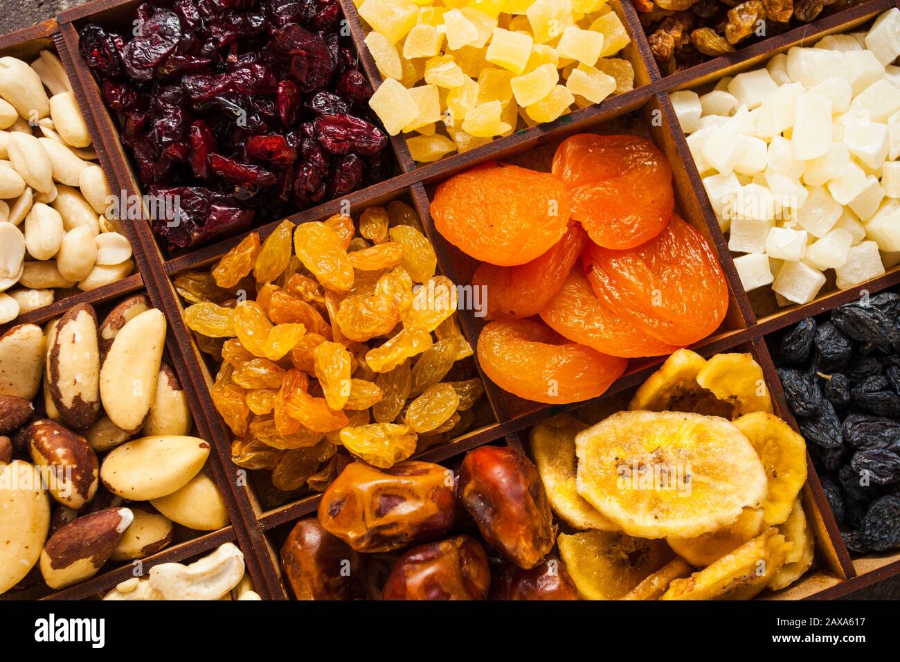 Peanuts variety dried fruits hi-res stock photography and images - Alamy