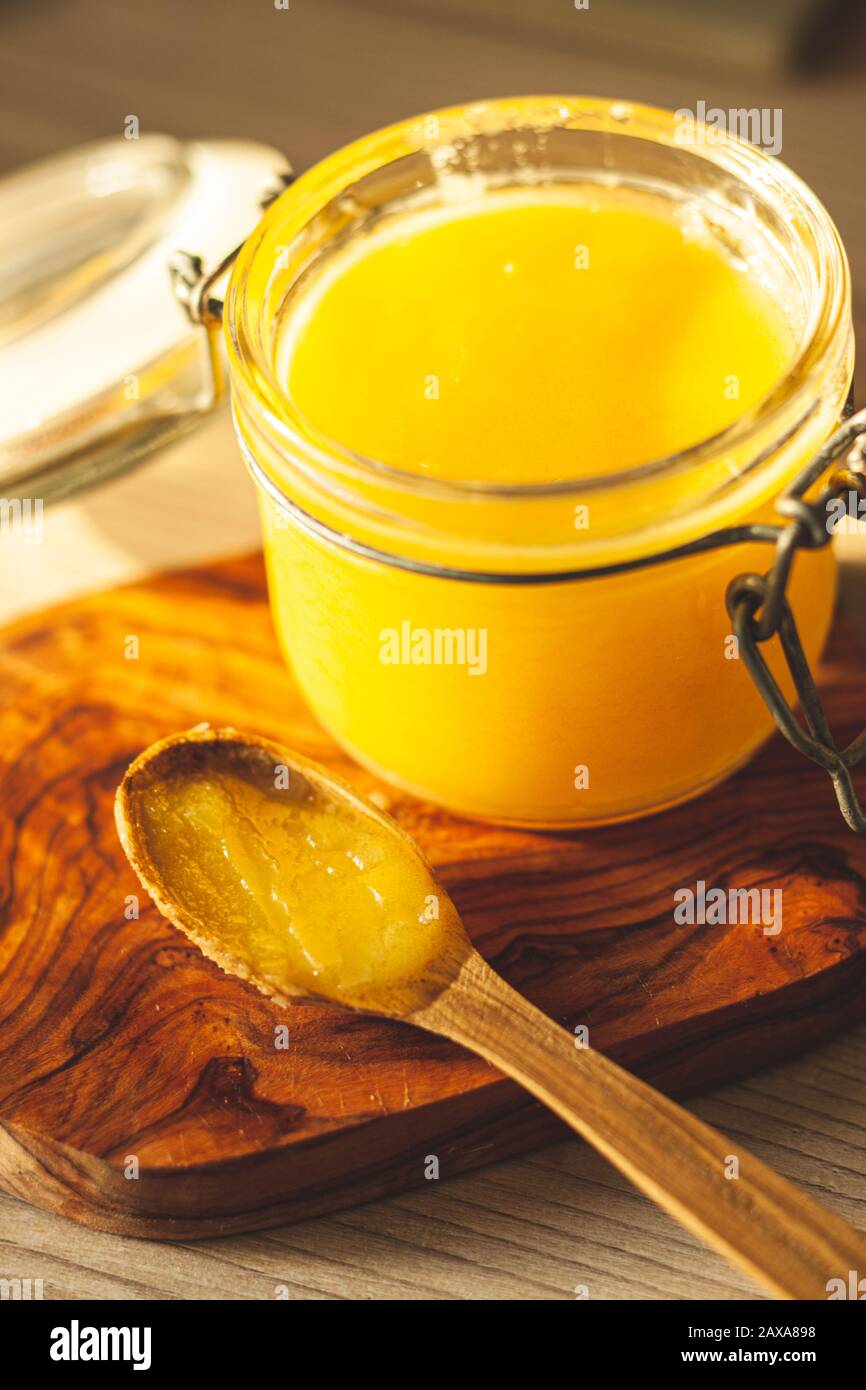 Ghee spoon hi-res stock photography and images - Alamy
