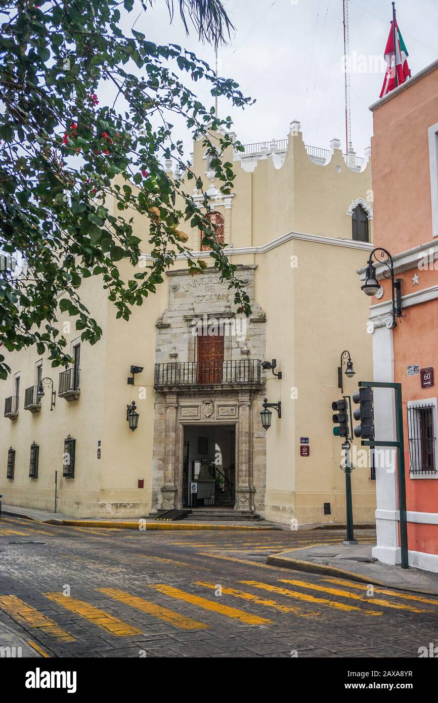 Merida, Mexico: The main entrance to Universidad Autónoma de Yucatán ...