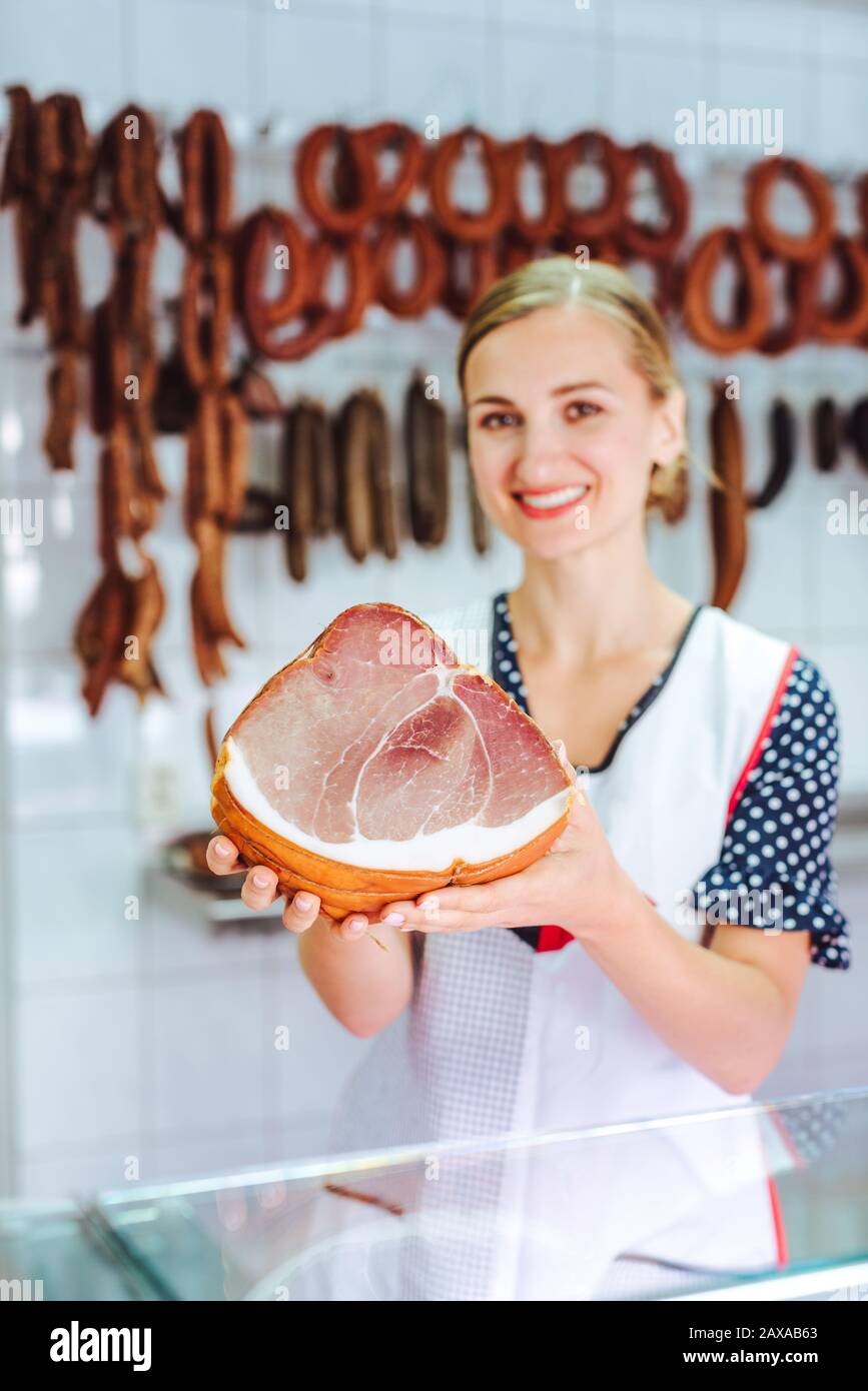 Ham butcher hi-res stock photography and images - Alamy