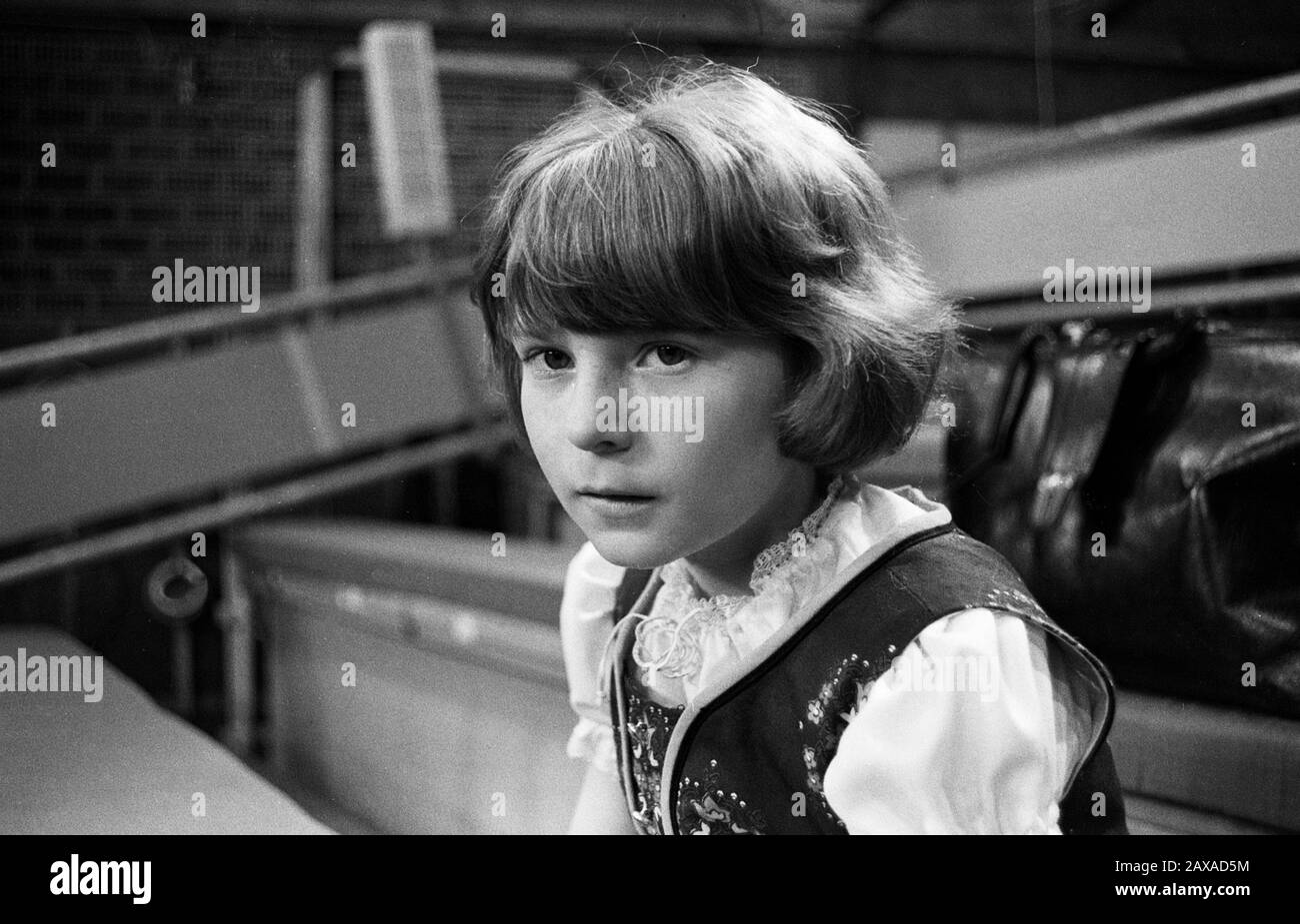 Wilma Landkroon, niederländischer Kinderstar und Schlagersängerin, bei ...