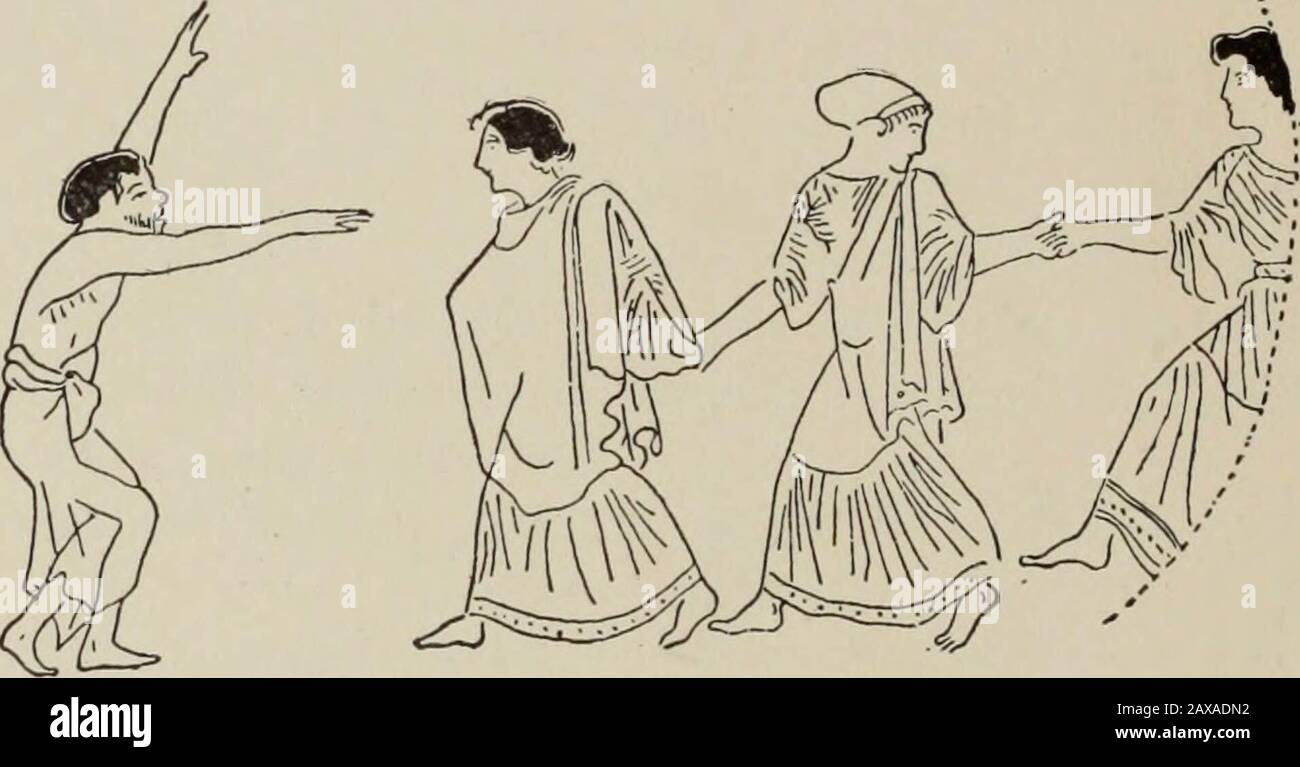 "The antique Greek dance, after sculptured and painted figures" (1916 ...