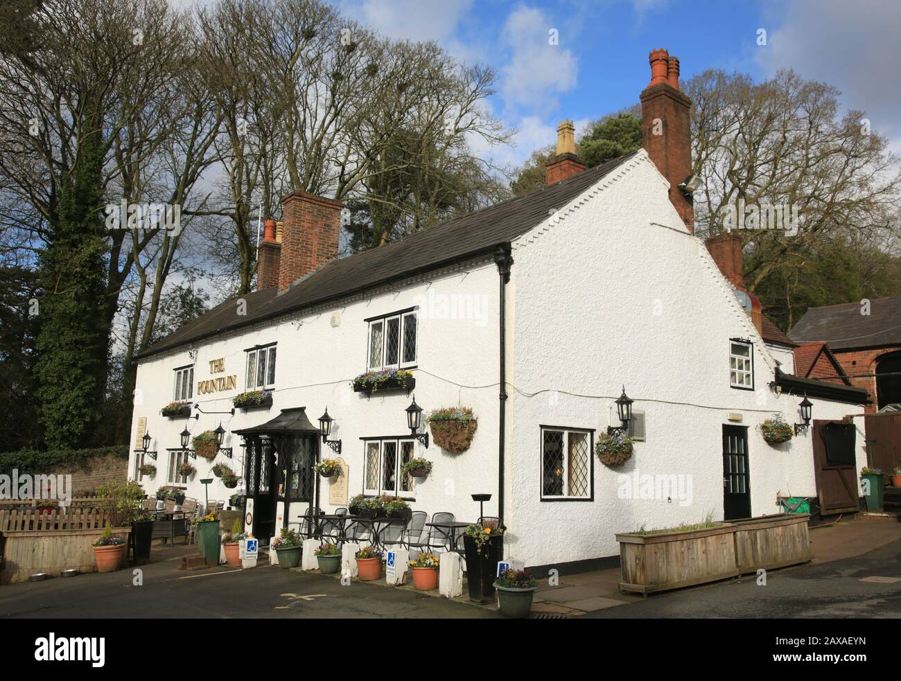 The Fountain inn at Clent, Worcestershire, England, UK Stock Photo - Alamy