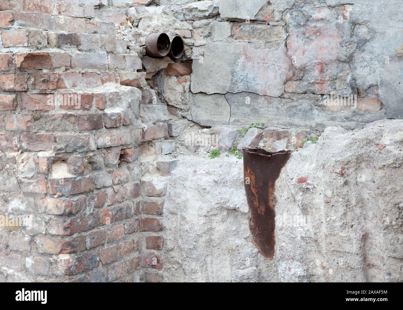 Old Brick wall background - Antique wall with red bricks Stock Photo ...