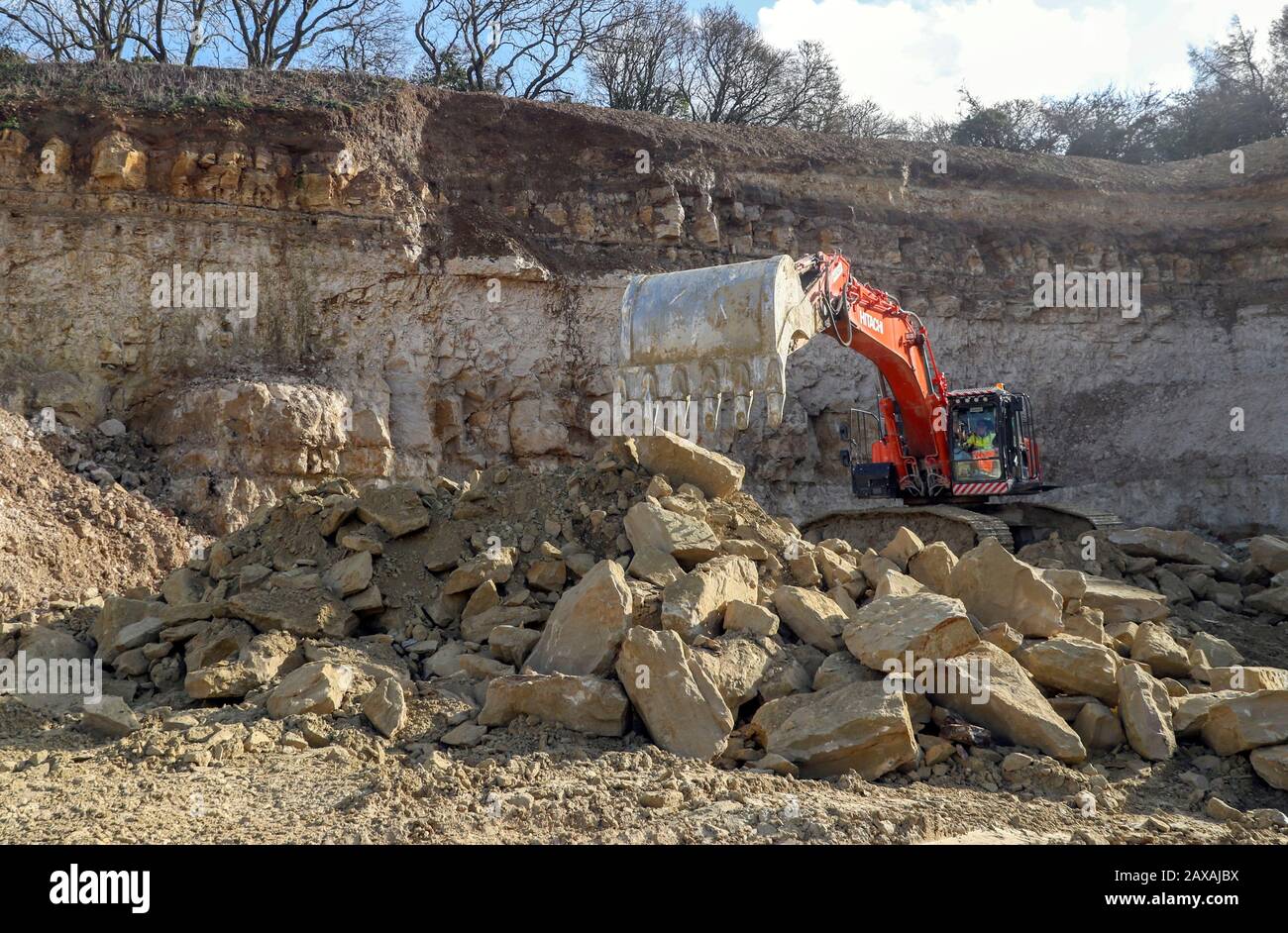 At chicksgrove quarry in tisbury hi-res stock photography and images ...