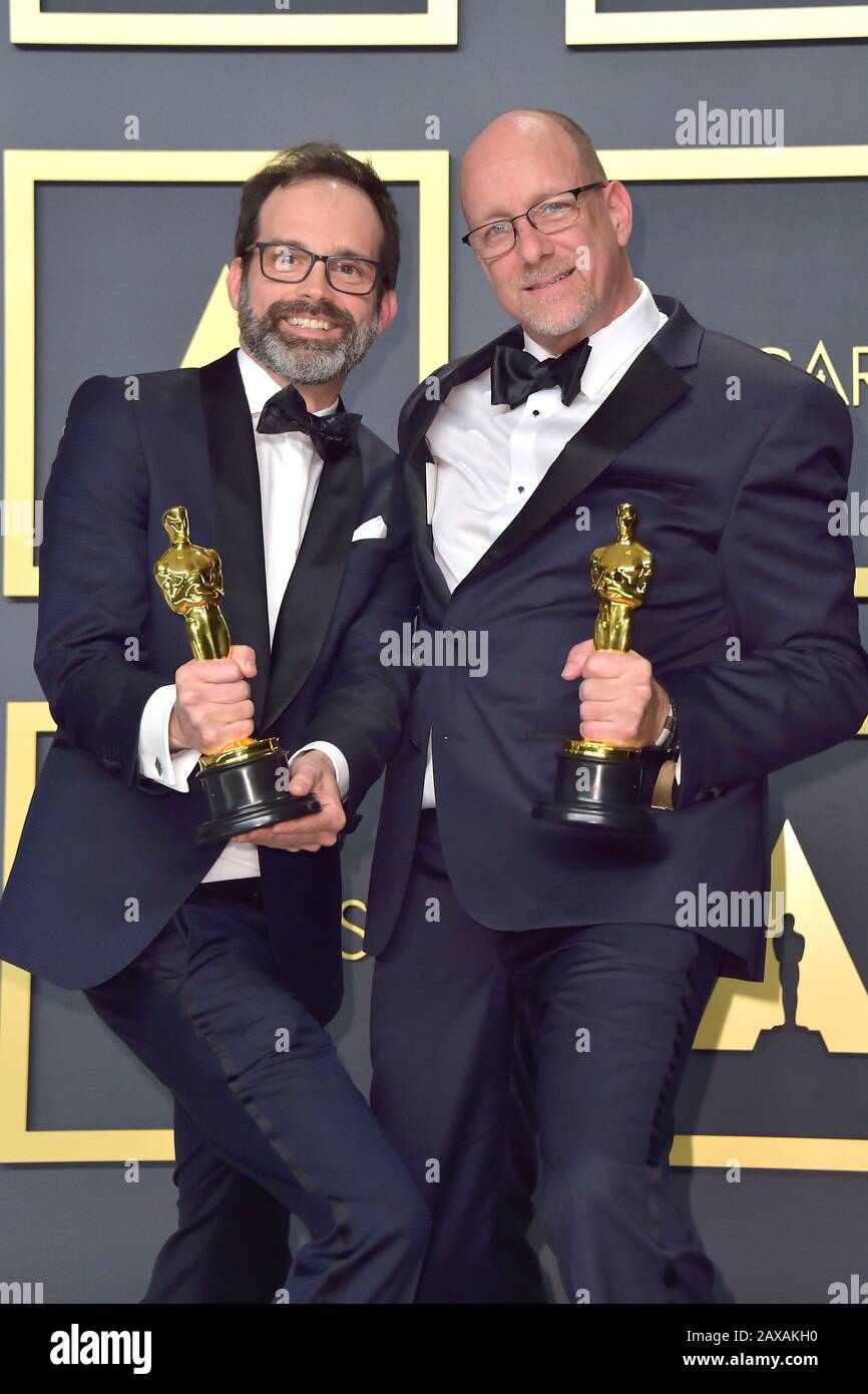 Los Angeles, USA. 09th Feb, 2020. Andrew Buckland and Michael McCusker ...