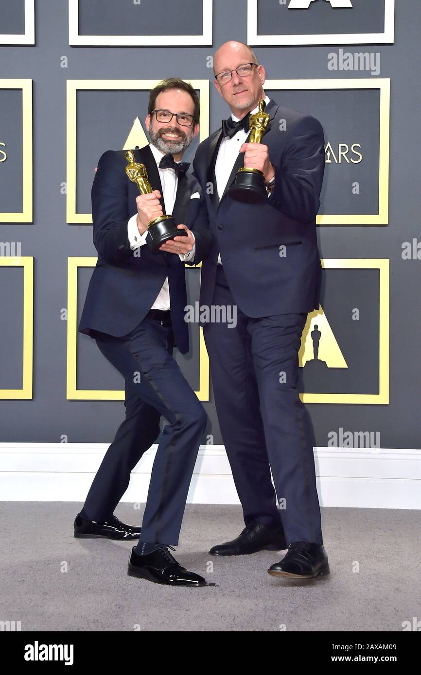Los Angeles, USA. 09th Feb, 2020. Andrew Buckland and Michael McCusker ...