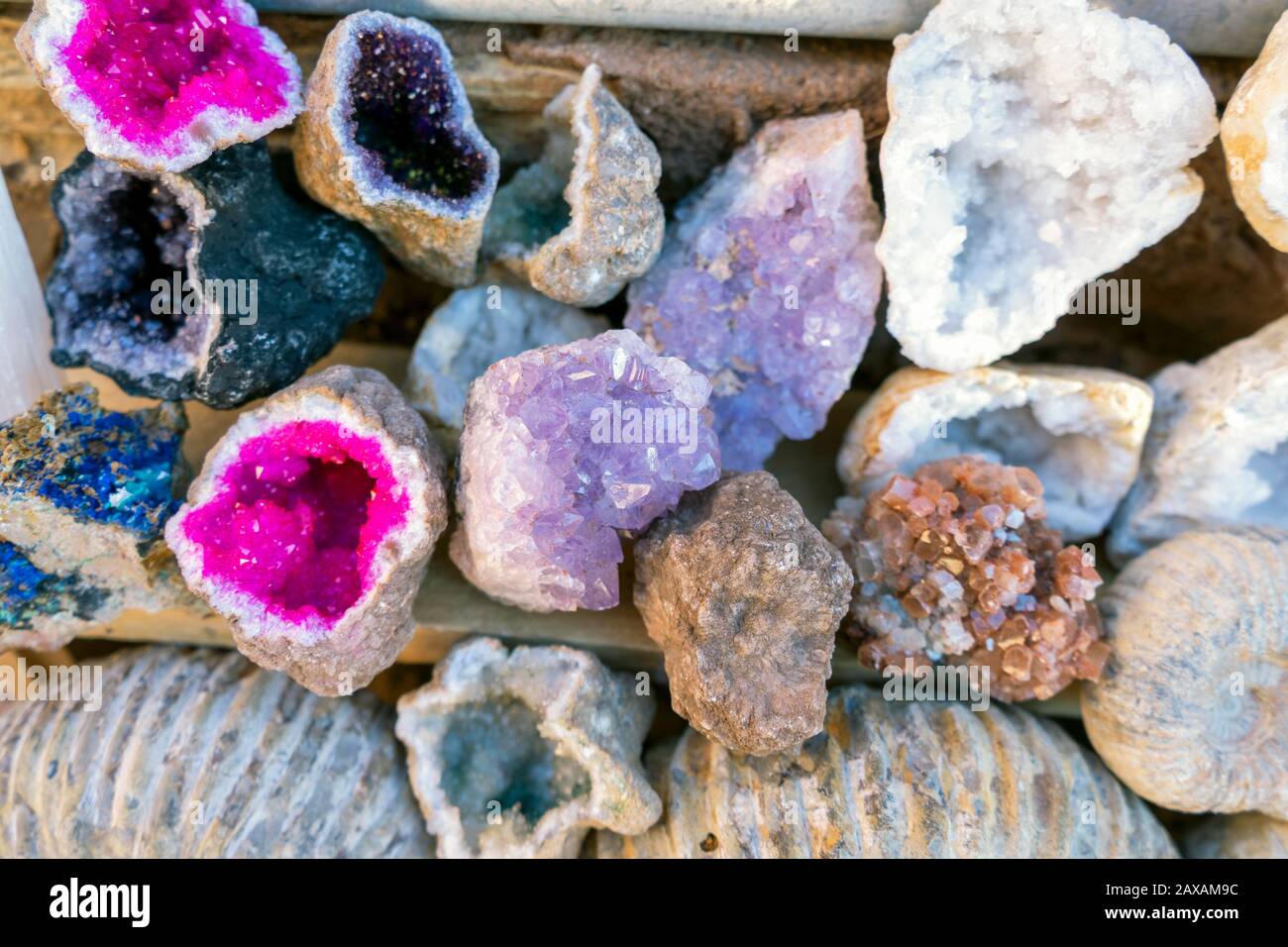 Beautiful geode - insignificant outside and amazing inside - sold as ...