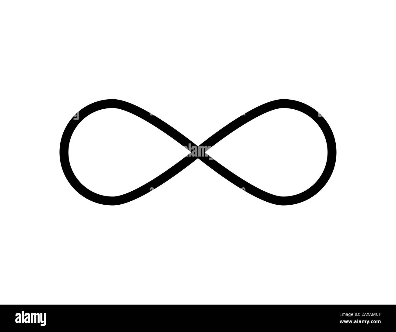 Infinity symbol vector hi-res stock photography and images - Alamy
