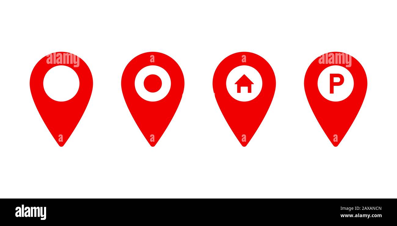 Map icon 3d pin design hi-res stock photography and images - Alamy