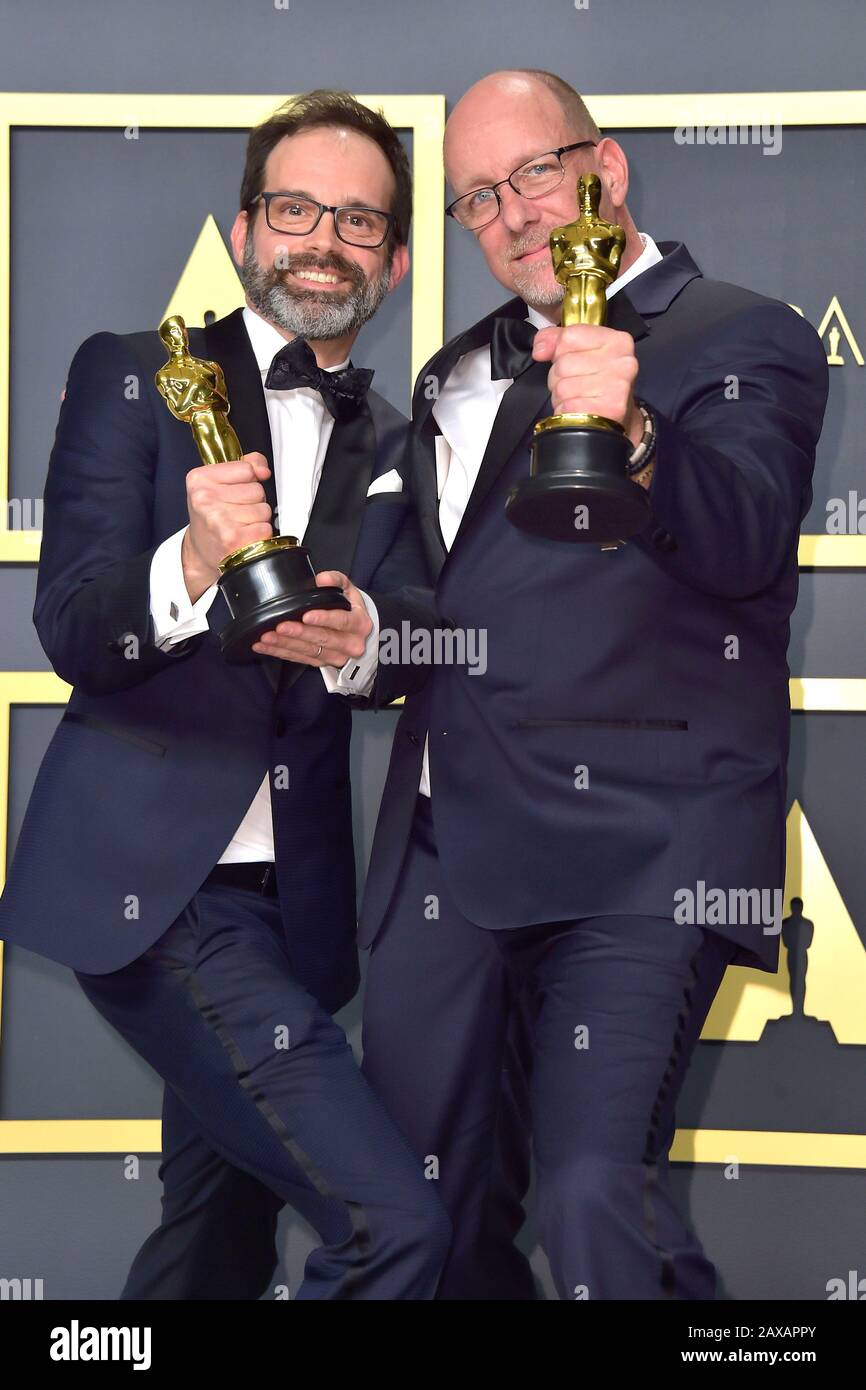 Los Angeles, USA. 09th Feb, 2020. Andrew Buckland and Michael McCusker ...