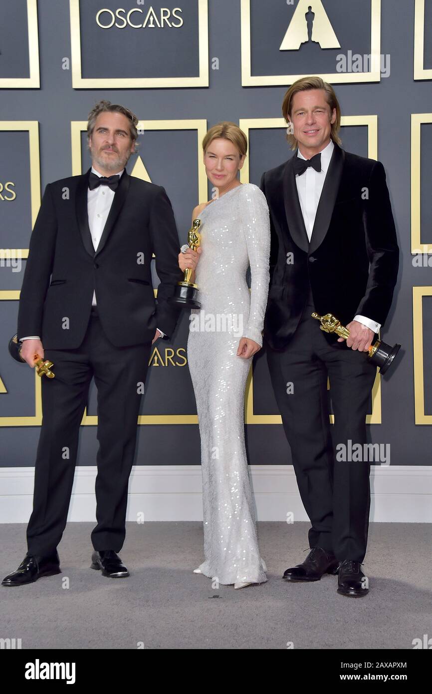 Los Angeles, USA. 09th Feb, 2020. Joaquin Phoenix (Best Actor in 'Joker ...