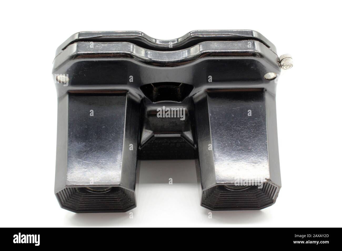 Vintage metallic stereoscopic View Master slide viewer, front view ...