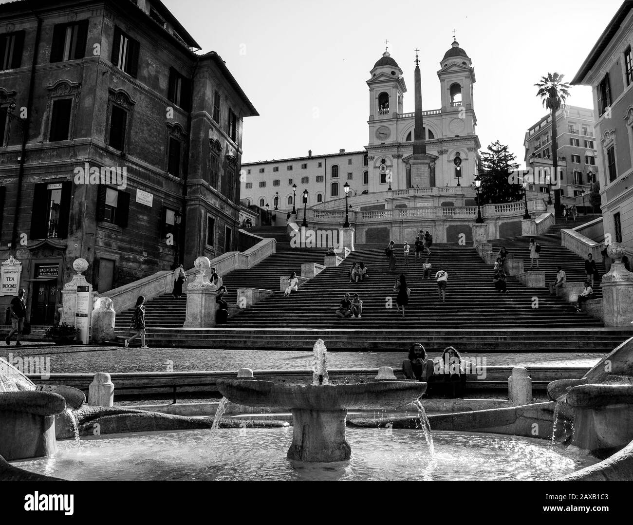 The Spanish Steps are a set of steps in Rome, Italy, climbing a steep ...