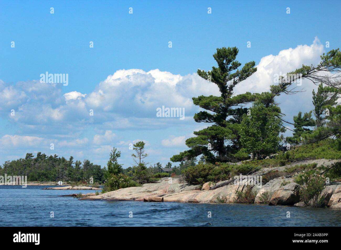 Thirty Thousand Islands of Georgian Bay Stock Photo - Alamy