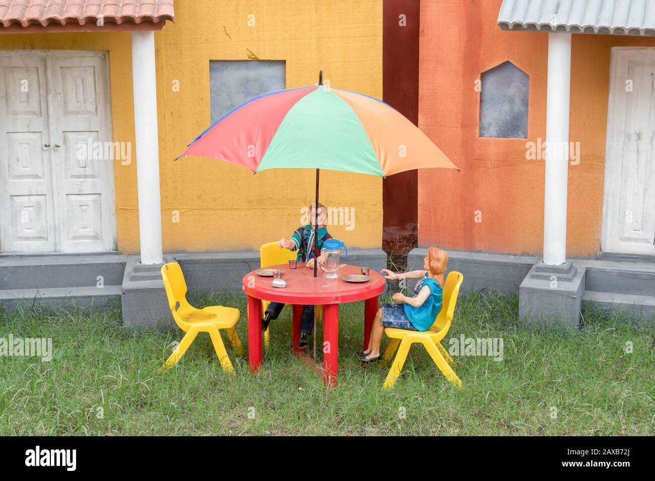 Meeting table funny cartoon hi-res stock photography and images - Alamy