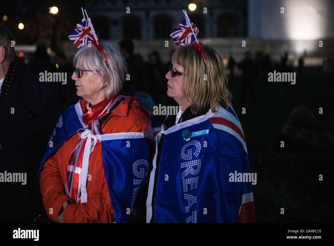 Brexit Day in London, UK, on January 31 2020. The United Kingdom is ...