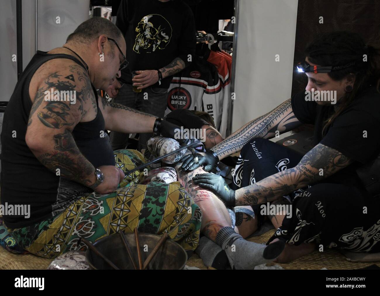 Milan, Italy. 11th Feb, 2020. Milan, Italy Milan TATTOO CONVENTION 2020 ...