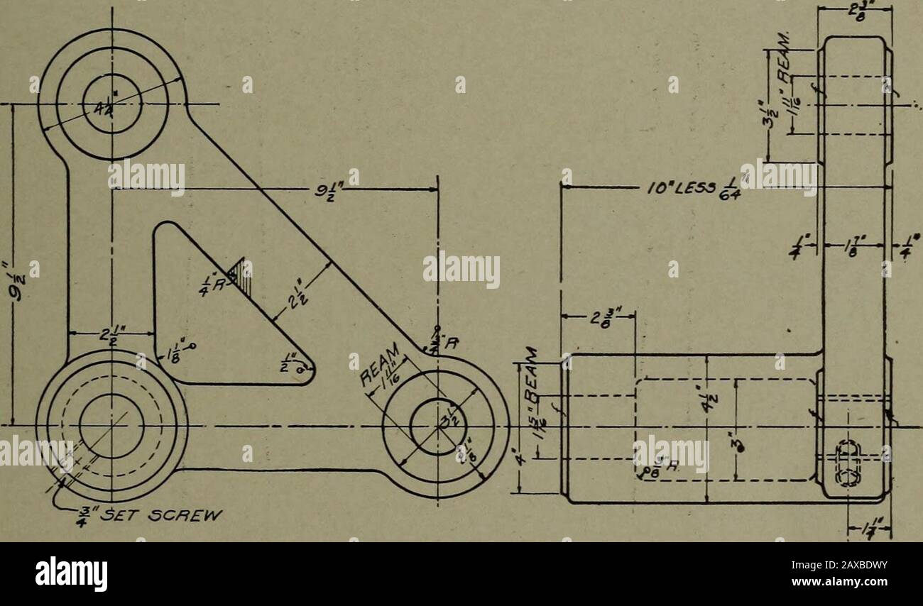Machine drawing; a practical guide to the standard methods of graphical ...